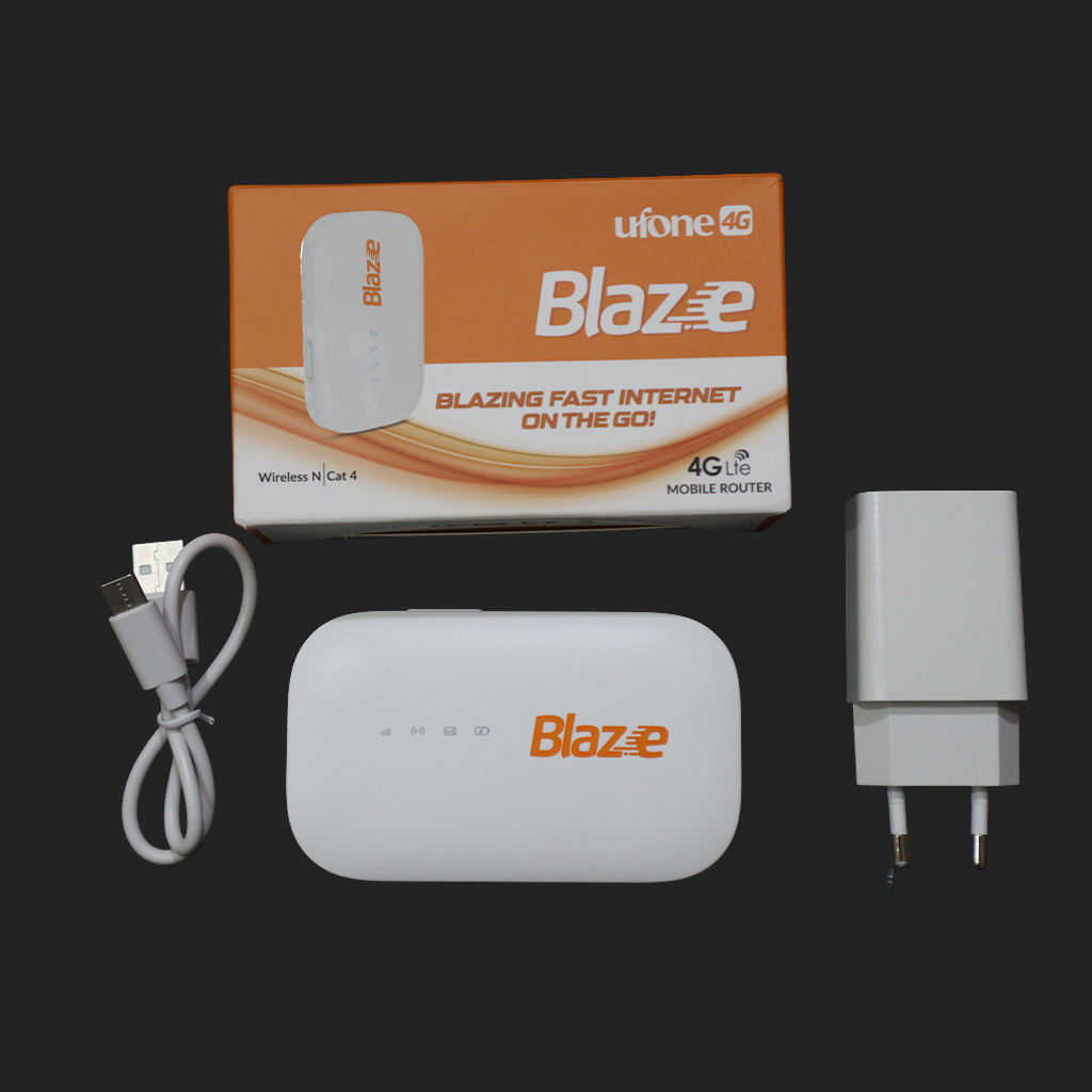 Ufone Blaze 4G LTE M401U Pocket Wi-Fi Device | PTA Approve- Flipzon